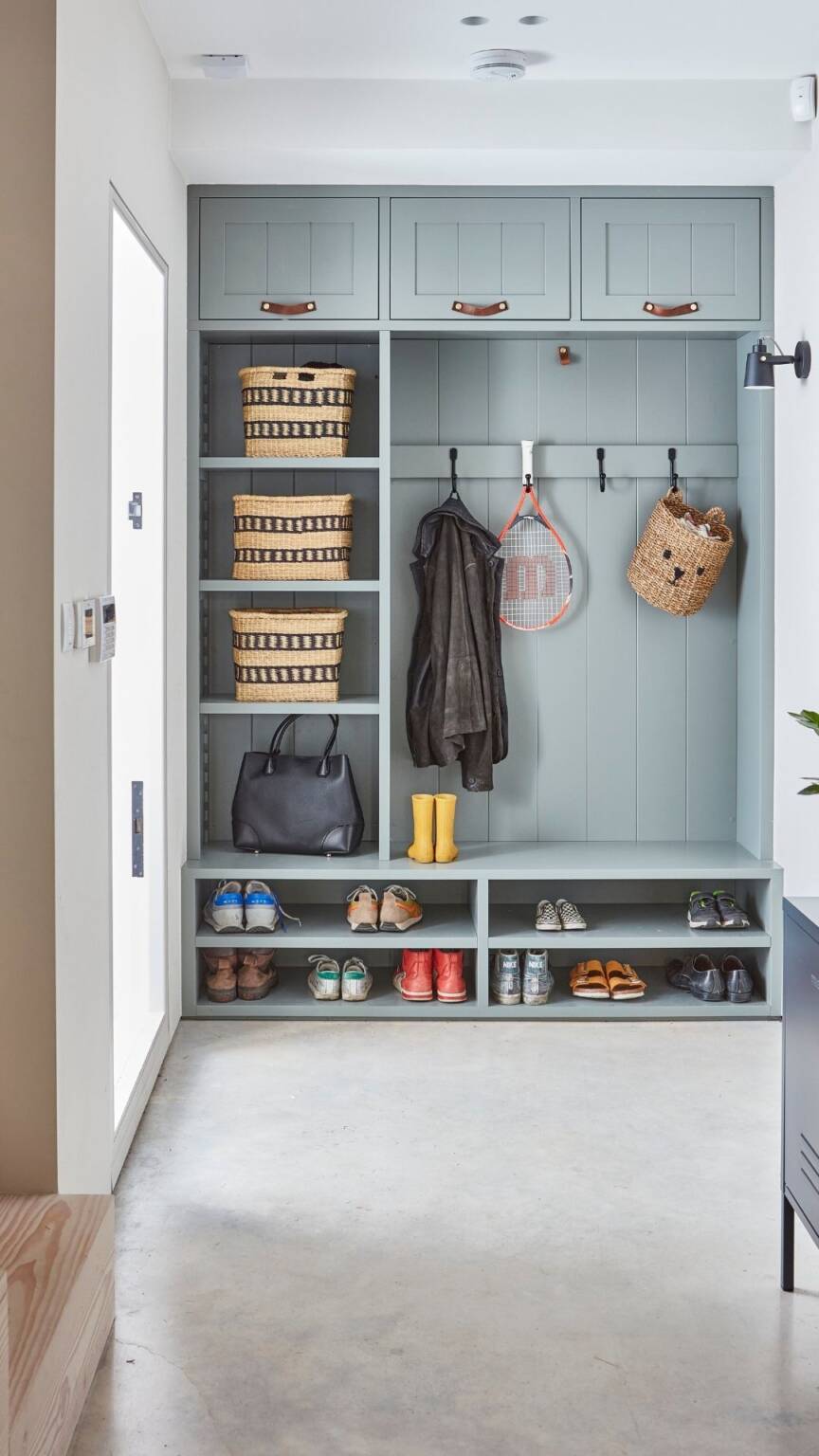 Boot Wall for London Homes | Clever Storage by Pencil and Brick